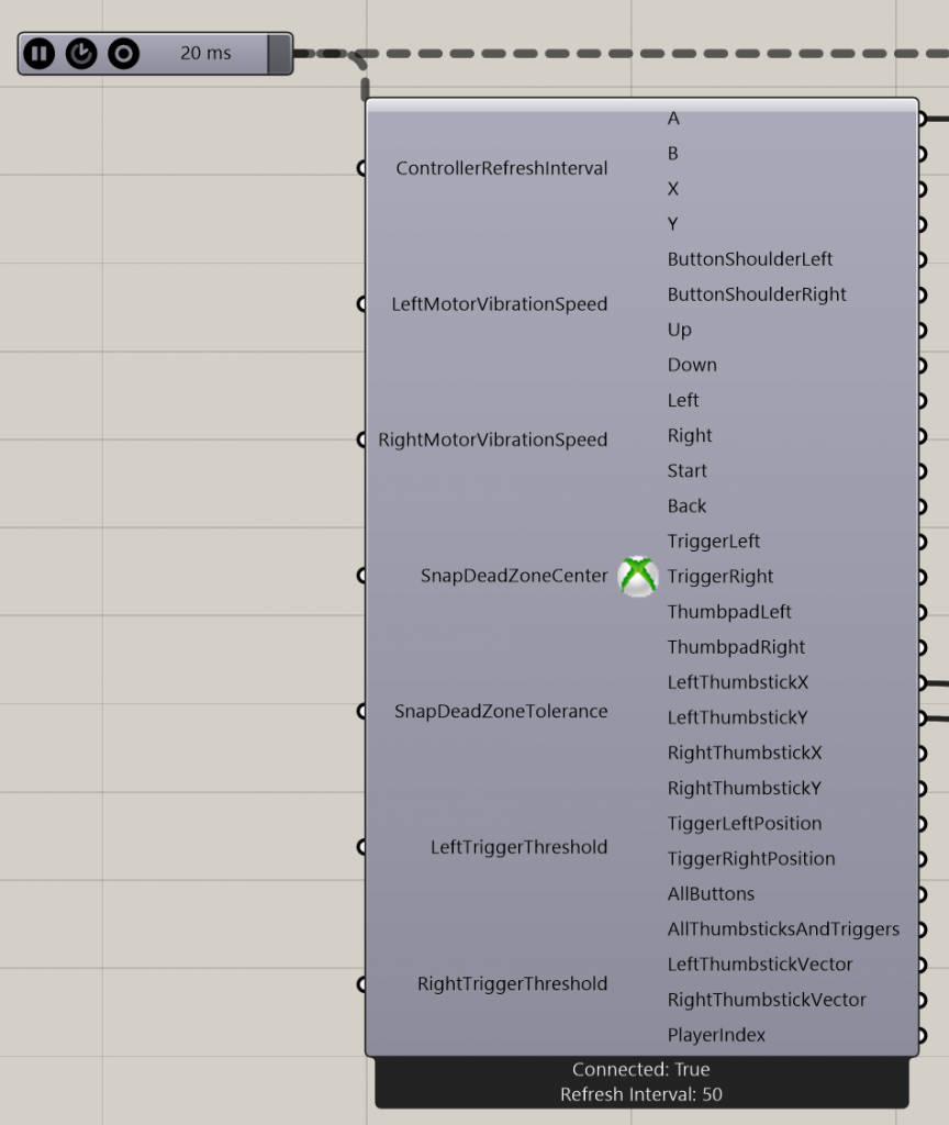 【Grasshopper】コントローラーの入力を読み取る | AMDlab Tech Blog